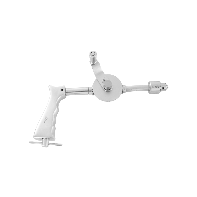 Open Gear Bone Drill Large with S.S. Chuck & Key
