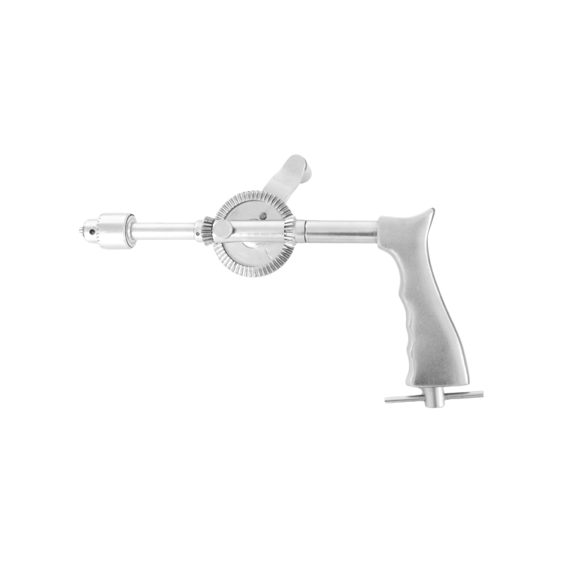 Open Gear Bone Drill Large with S.S. Chuck & Key