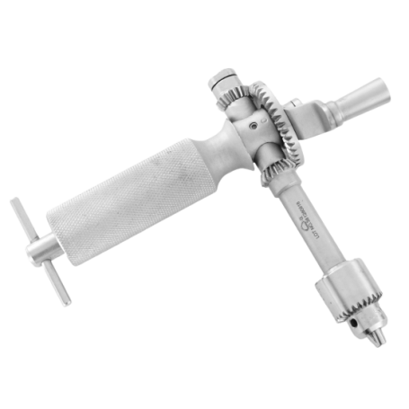 Open Gear Bone Drill Mini with S.S. Chuck & Key